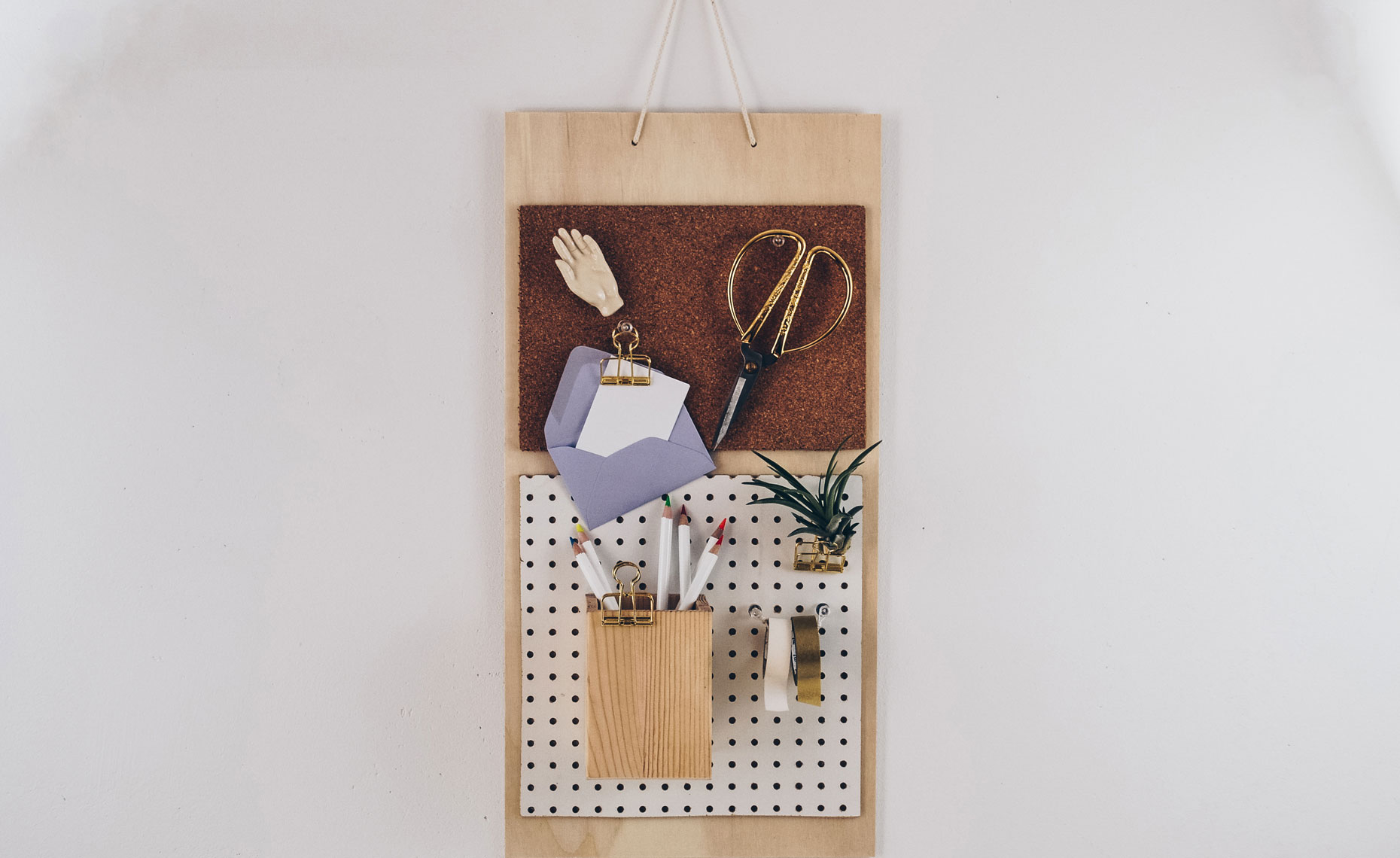 DIY-Wandorganizer – Bauanleitug für mehr Ordnung // HIMBEER