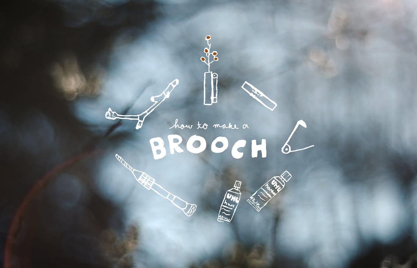 How to make a brooch – DIY-Anleitung für Kinder: Brosche // HIMBEER